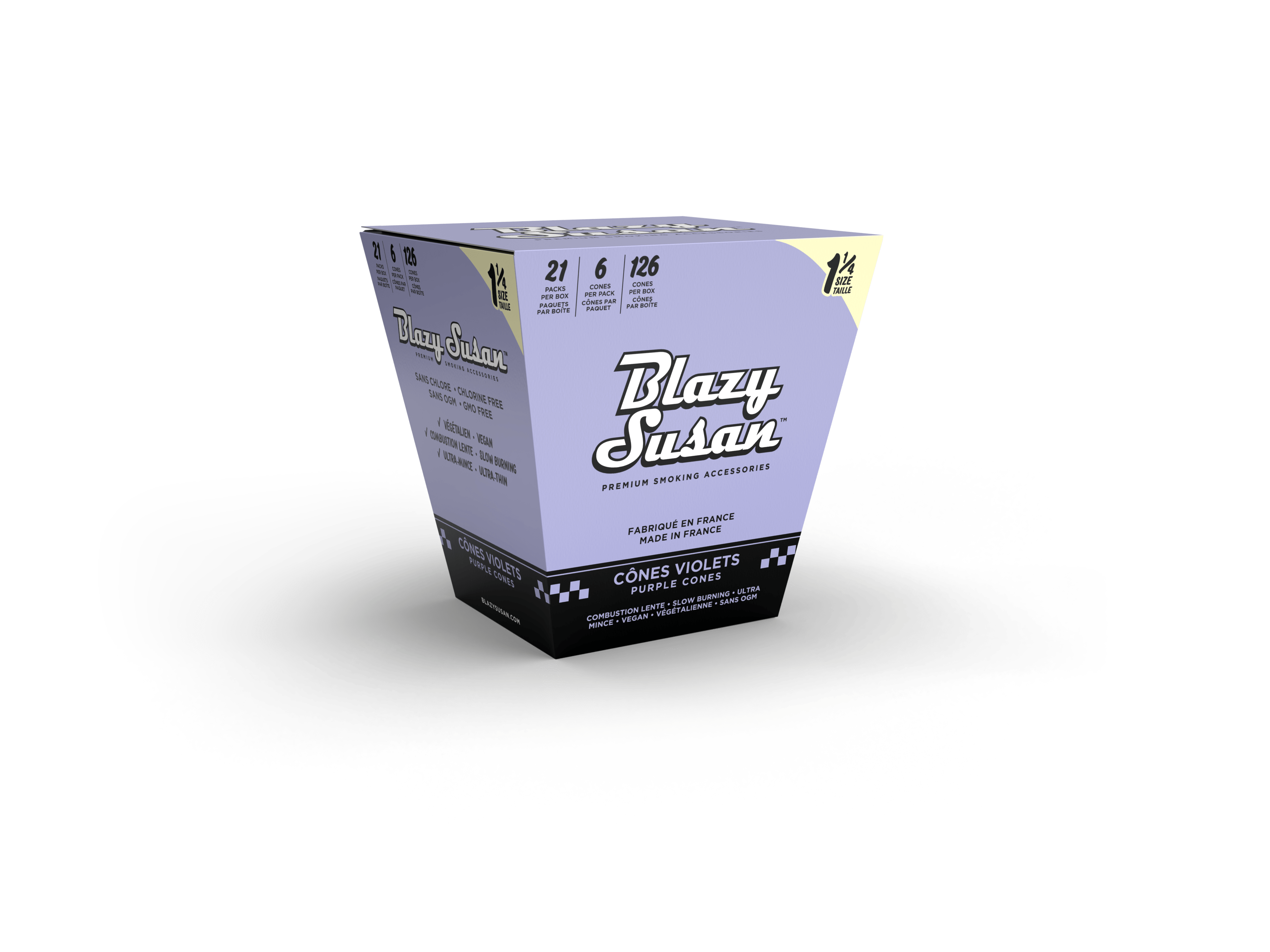 Wholesale Blazy Susan Purple 1 1/4 Cones Full Box - TPB Marketplace