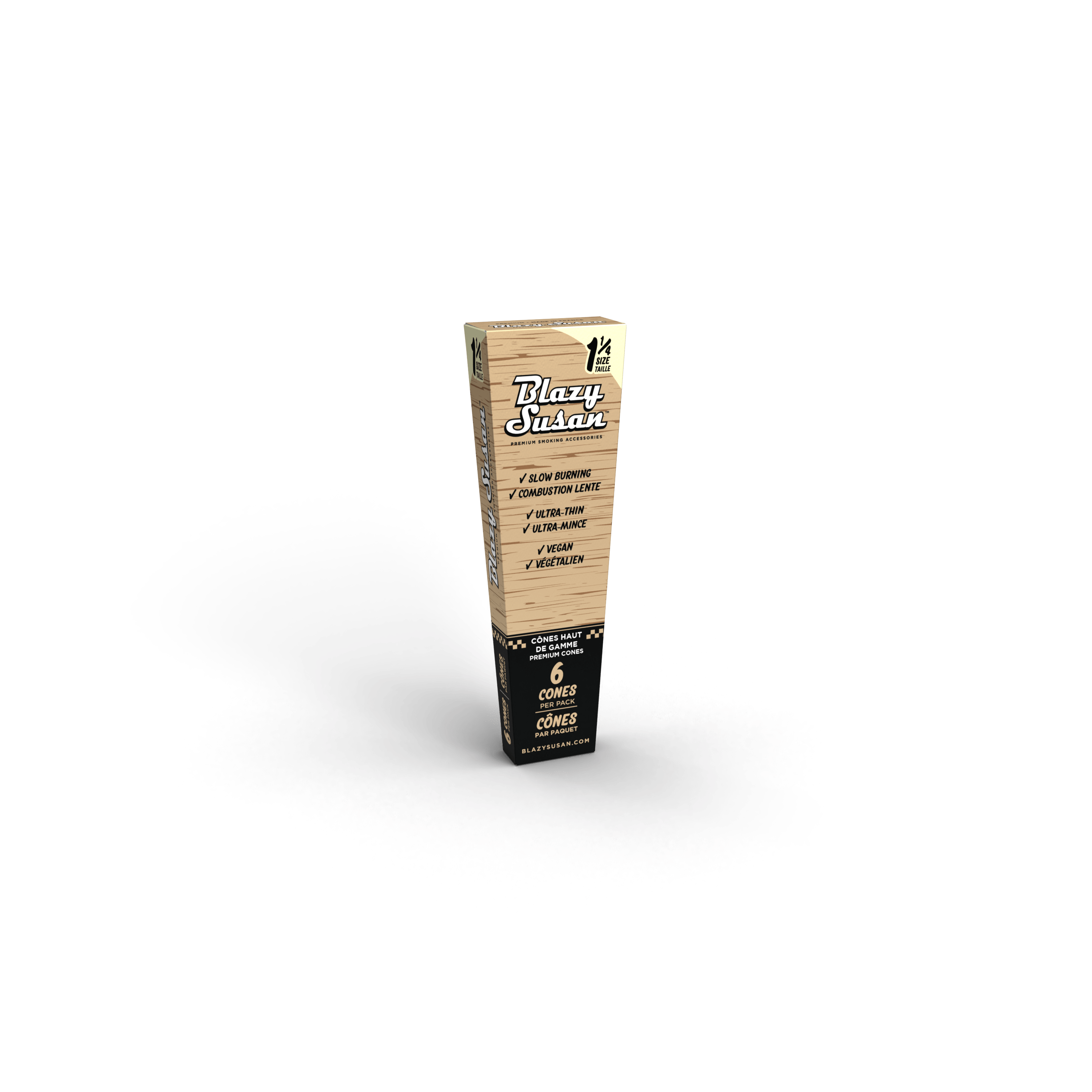 Wholesale Blazy Susan Unbleached 1 1/4 Cones Full Box - TPB Marketplace