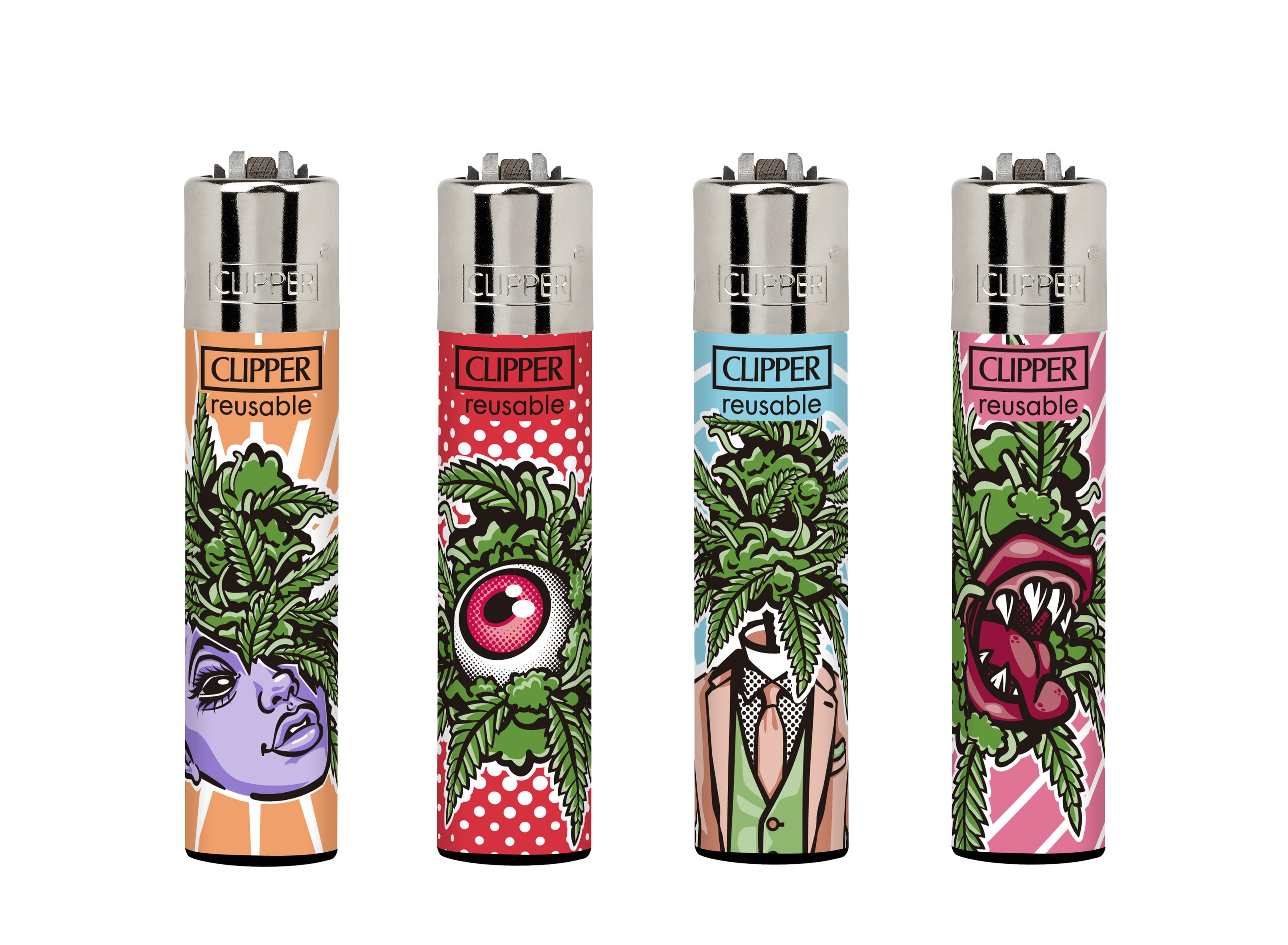 Wholesale Clipper Classic Large Lighters Out Of Weed - TPB Marketplace