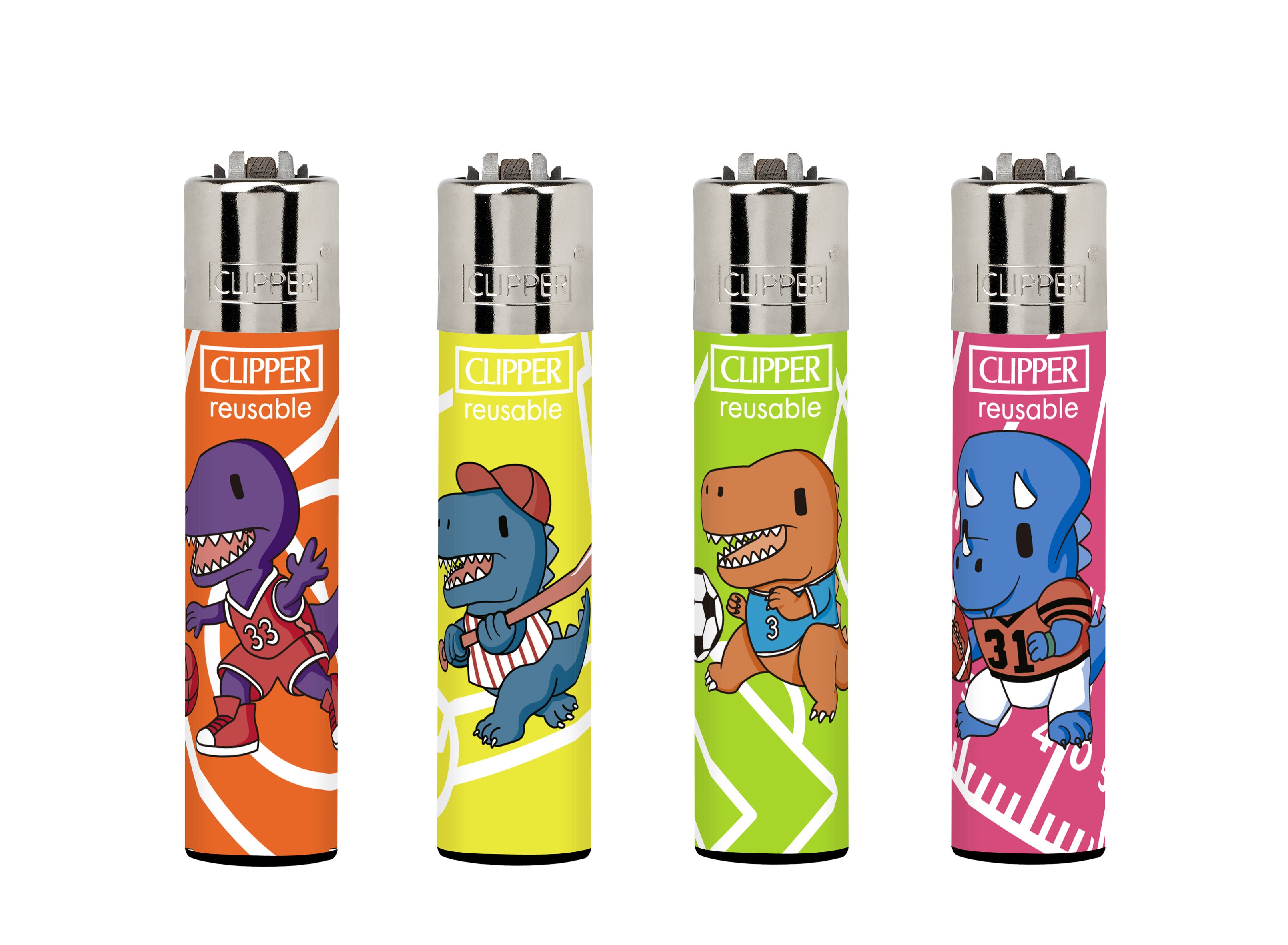 Wholesale Clipper Classic Large Lighters Dino Sports - TPB Marketplace
