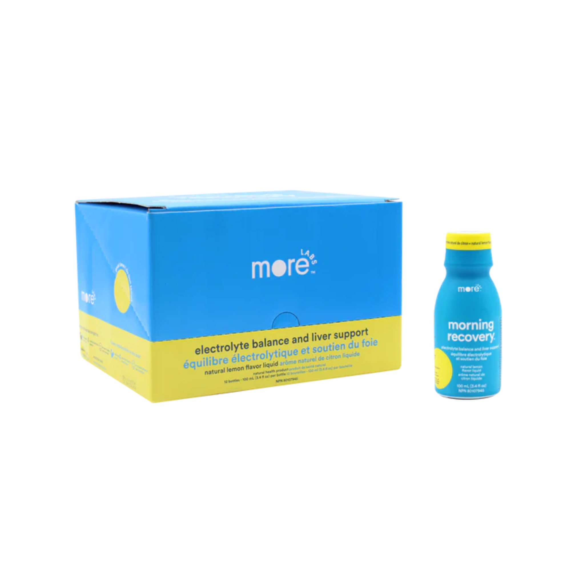 Wholesale More Labs Morning Recovery - Original Lemon - Carton of 12 ...